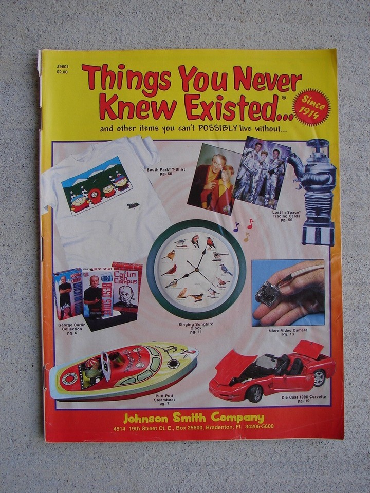 7 Lot Johnson Smith Co Things You Never Knew Existed Catalogs Novelty ...