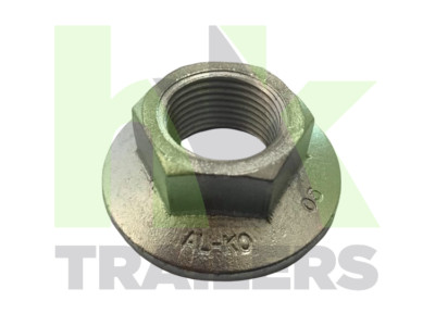 1 x M24 Genuine Alko 'One Shot' Axle End Nut, Hub, Stake, 32mm, Knott ...