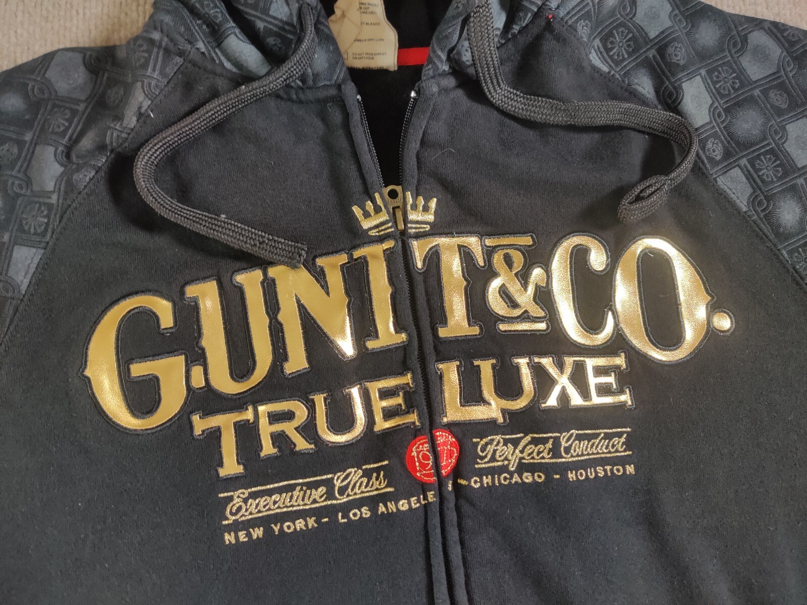 G-Unit Heavyweight Full Zip Hoodie Sweatshirt Jacket … - Gem