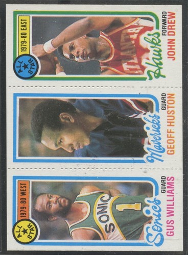 1980-81 Topps #5 John Drew #67 Geoff Huston #12 Gus Williams | eBay