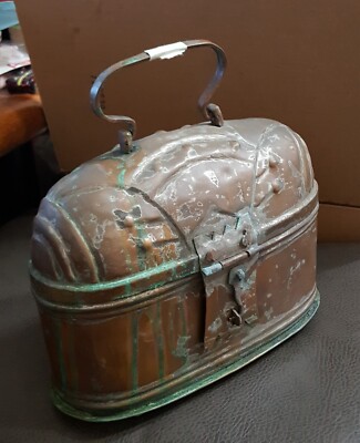 Antique Turkish Tin Copper Hammam Bath Soap Box. Embossed & Domed | eBay
