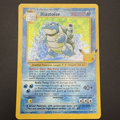 Blastoise 2/102 Celebrations: Classic Collection Holo | eBay