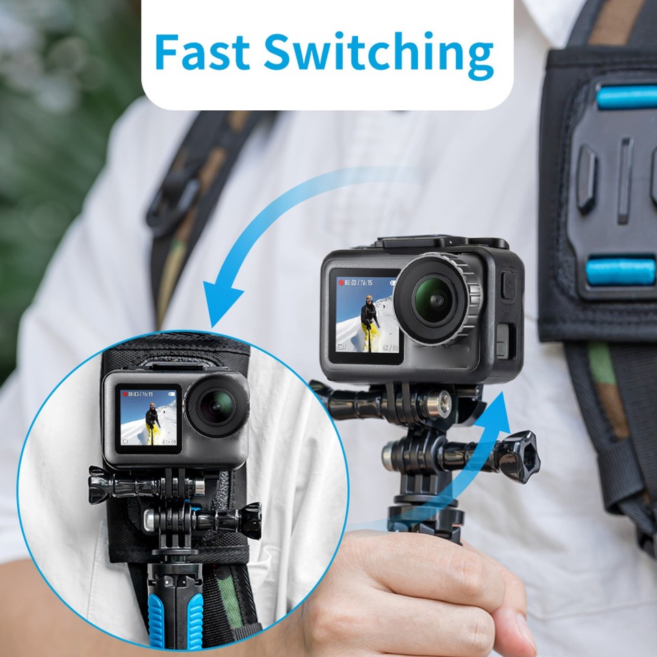 Quick Release J Hook Adapter Mount Bracket For Gopro Hero 8 For DJI ...