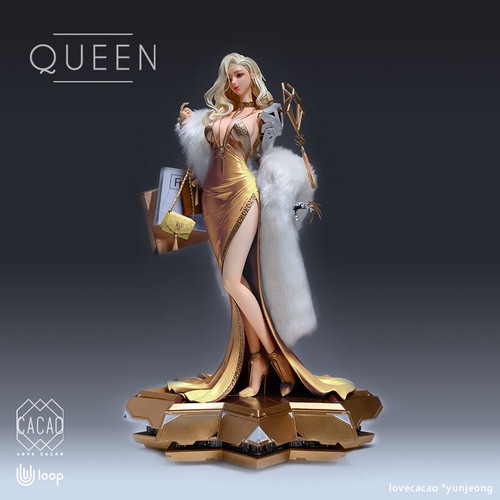 U-loop LOVECACAO Collector's Edition GS QUEEN 1/4 GK Model Painted Statue 1PCS | eBay