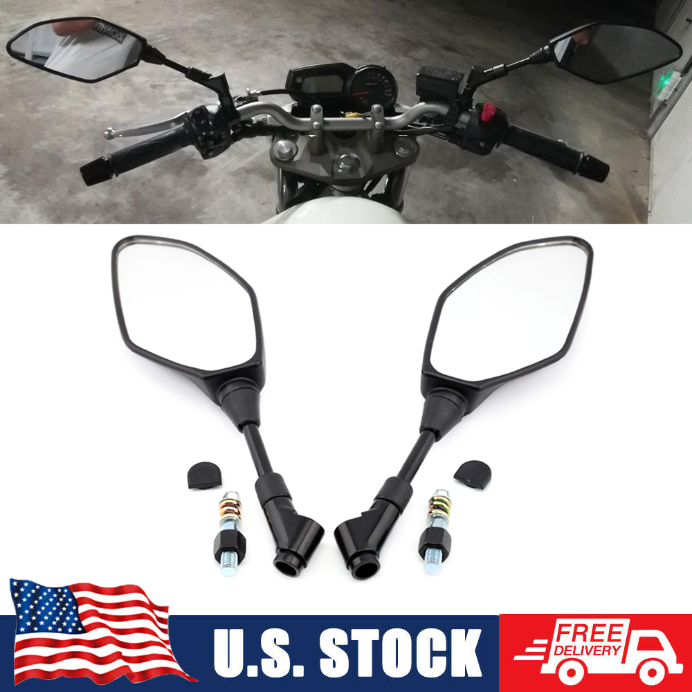 2PCS Rear-View Mirrors E9 Certification For YAMAHA MT-07 MT-09 Tracer 9 ...