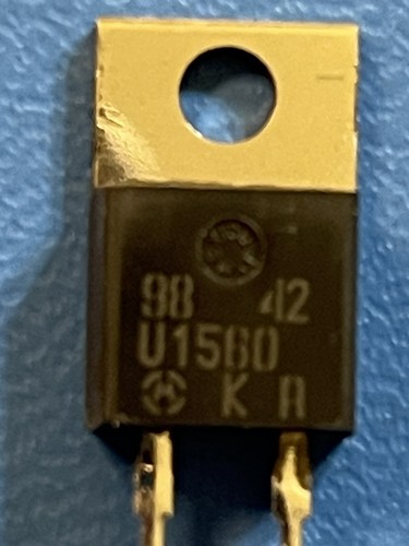 MUR1560 RECTIFIER DIODE ULTRA FAST RECOVERY 600V 15A. 2-PIN TO220AC (4 ...