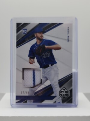 2022 Chronicles Tyler Megill Limited Relic Rookie Card New York Mets 57 ...