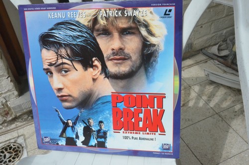 POINT BREAK K.Reeves P.Swayze -French NTSC 2 LaserDisc 9 Pays FREE ...