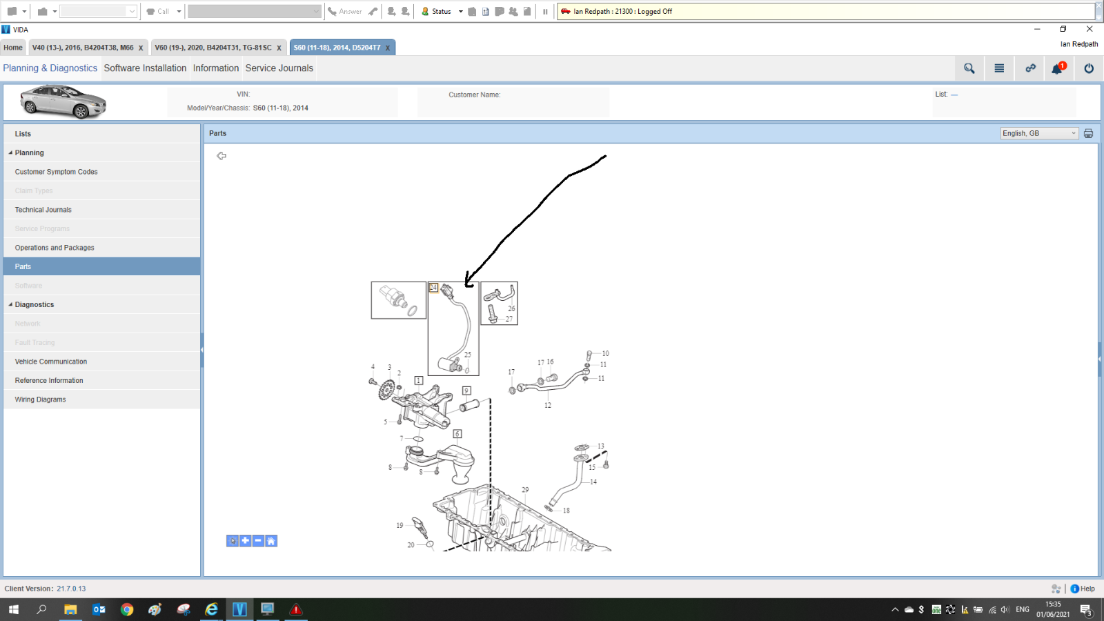 Genuine Volvo 31401504 PISTON COOLING VALVE | eBay