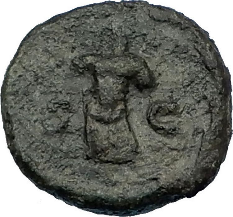 ANONYMOUS 81-196AD Rome Quadrans Authentic Ancient Roman Coin MARS ...