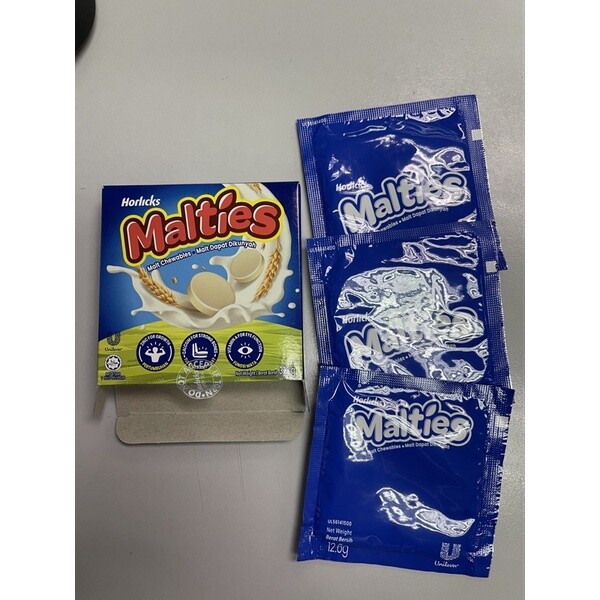 x 6 Box HORLICKS MALTIES Original Flavour 108 Tablets Blue Packets ...