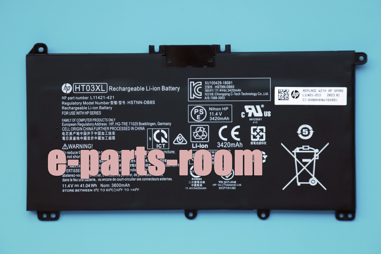 New Genuine HT03XL Battery for HP Pavilion 14-CE 14-CF 15-CS 15-DA ...