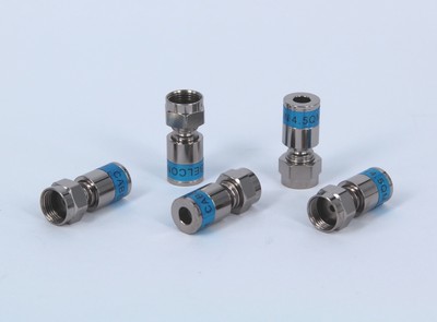 5 x F Compression Plugs for WF65 Twin Satellite Shotgun Coax Cable by ...