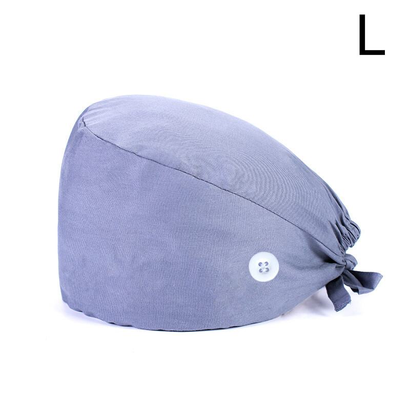 Unisex Cotton Surgical Scrub Cap-Doctor Nurse Bouffant Hat Head Cover ...