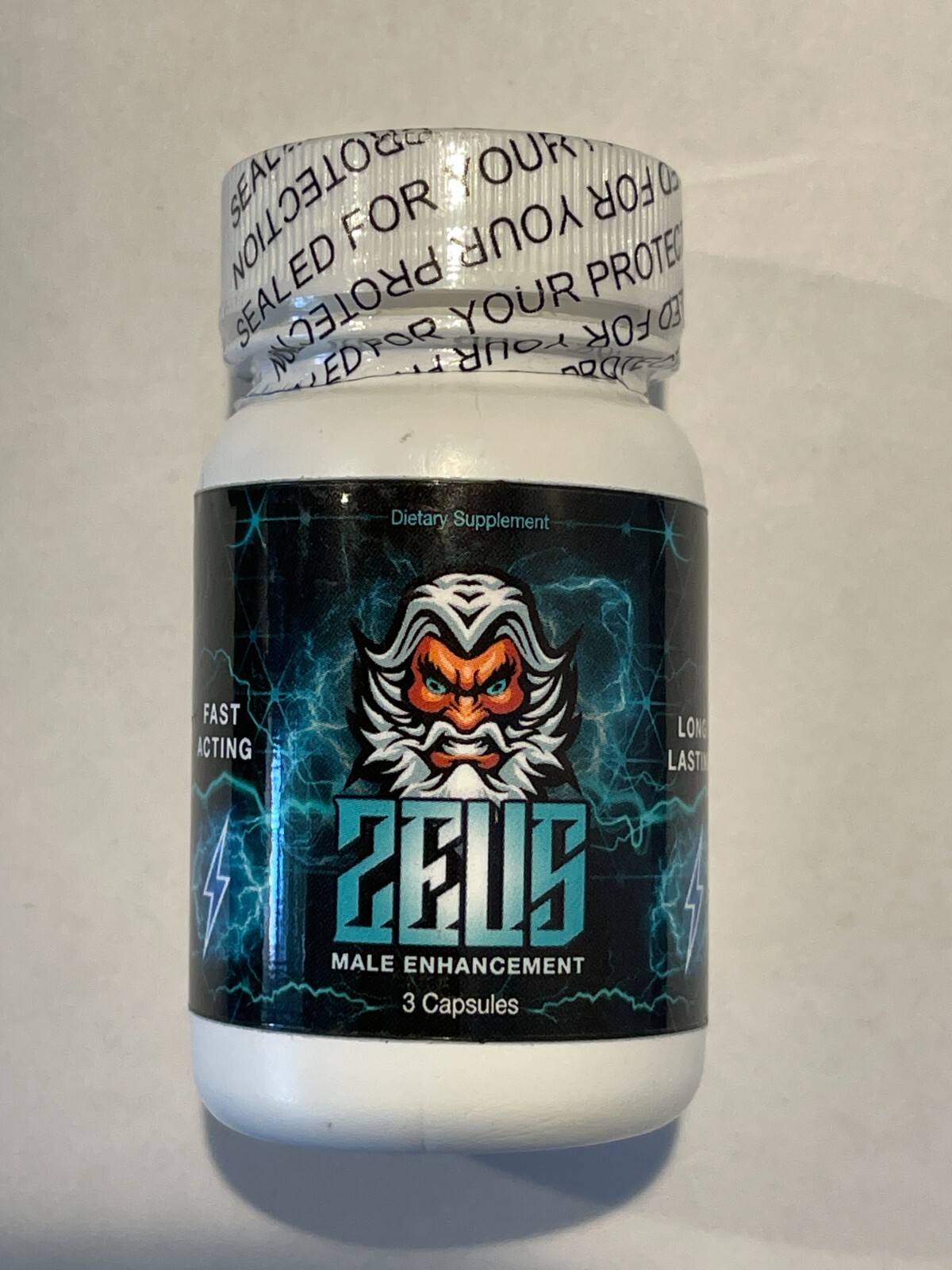 Zeus Male Sexual Supplement Bottle - 12 Pills for sale online | eBay