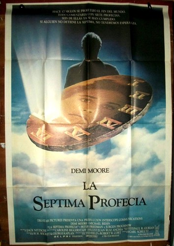 DEMI MOORE !!!!! orig1SH movie poster 1988 THE SEVENTH SIGN ! HORROR | eBay