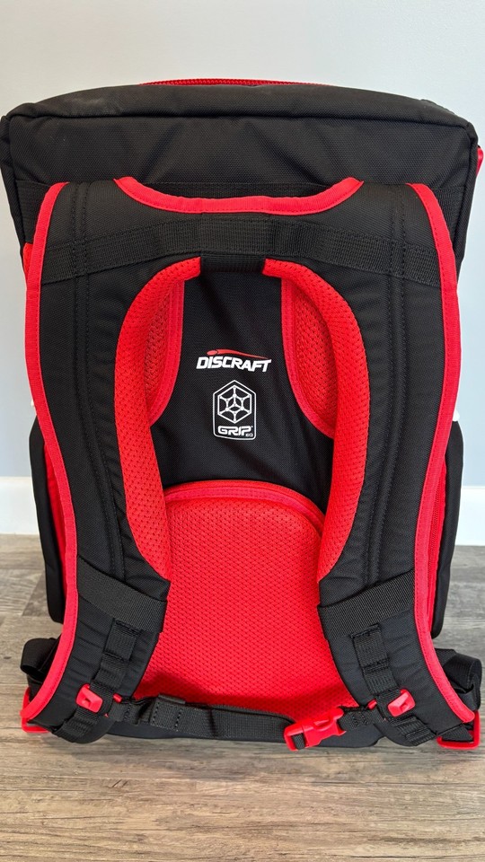 Grip EQ Disc Golf Backpack 2025 DGLO Special Edition Bag Black Red ...