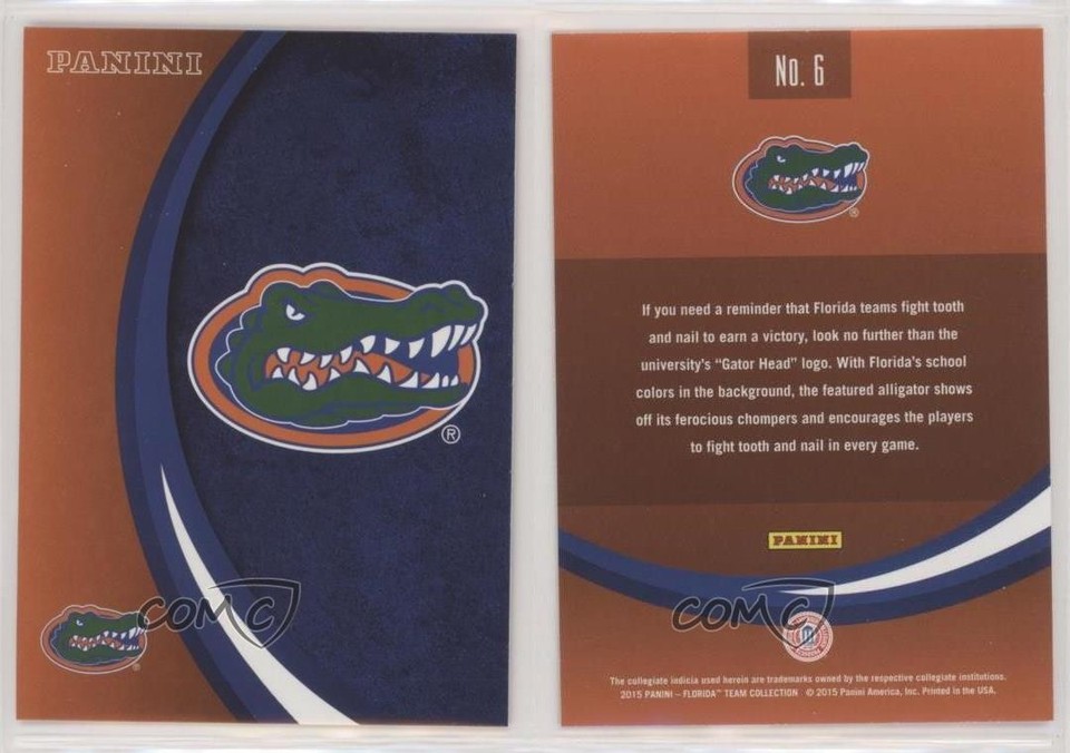 2015 Panini Florida Gators Florida Gators Logo #6 0h1 | eBay