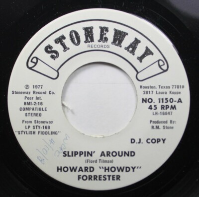 Country Promo 45 Howard "Howdy" Forrester - Slippin' Around / Gypsy ...