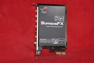 PCIe x1 Sound Card Extension Supreme FX X-Fi for ASUS Rampage Extreme ...