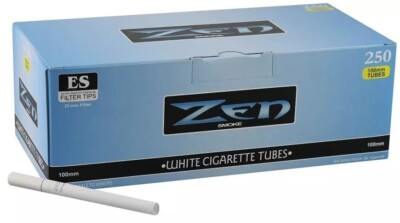 ZEN Light 100mm Cigarette Tubes RYO 250ct Box (10-Boxes) - Free ...