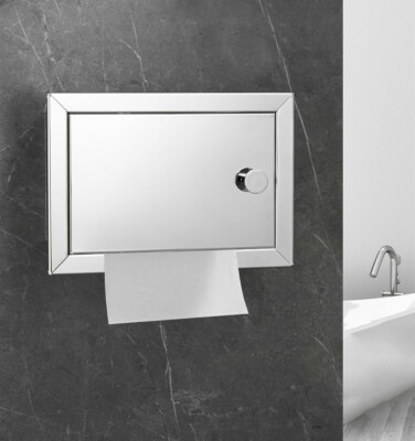 Stainless Steel304 Toilet Paper Holder Chrome Wall Mounted Concealed ...