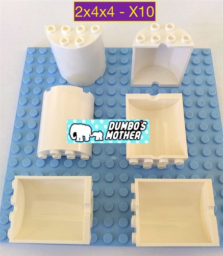 Lego Cylinder Wall Panel Quarter Round Half Round 2x4x4 4x4x6 2x4x5 1/2 ...