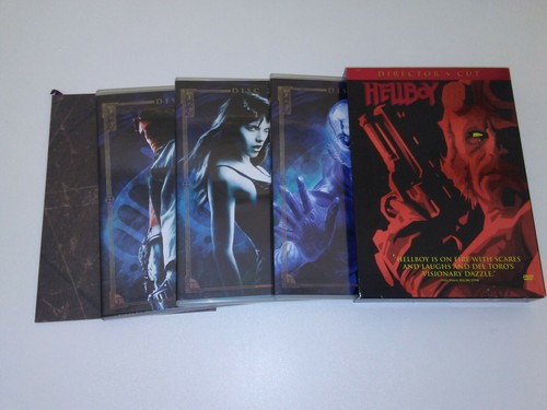 HellBoy Extended Edition Director's Cut 3-Disc DVD set Hell Boy Del ...