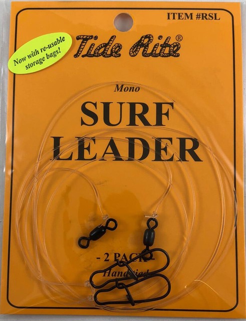 6 Mono Surf Leader Tide Rite RSL (2 Pack) Rig Saltwater Fishing Rigs ...