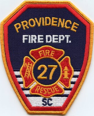 PROVIDENCE SOUTH CAROLINA SC FIRE PATCH | eBay