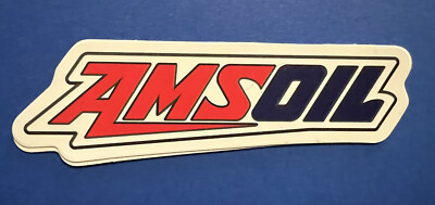 AMS Oil Racing Sticker Approx Size 3-1/8”X 7/8” Glossy Finish Self ...