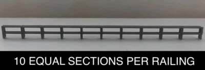 40 Pack Fencing Railings HO GAUGE CHUNKY | Grelly UK