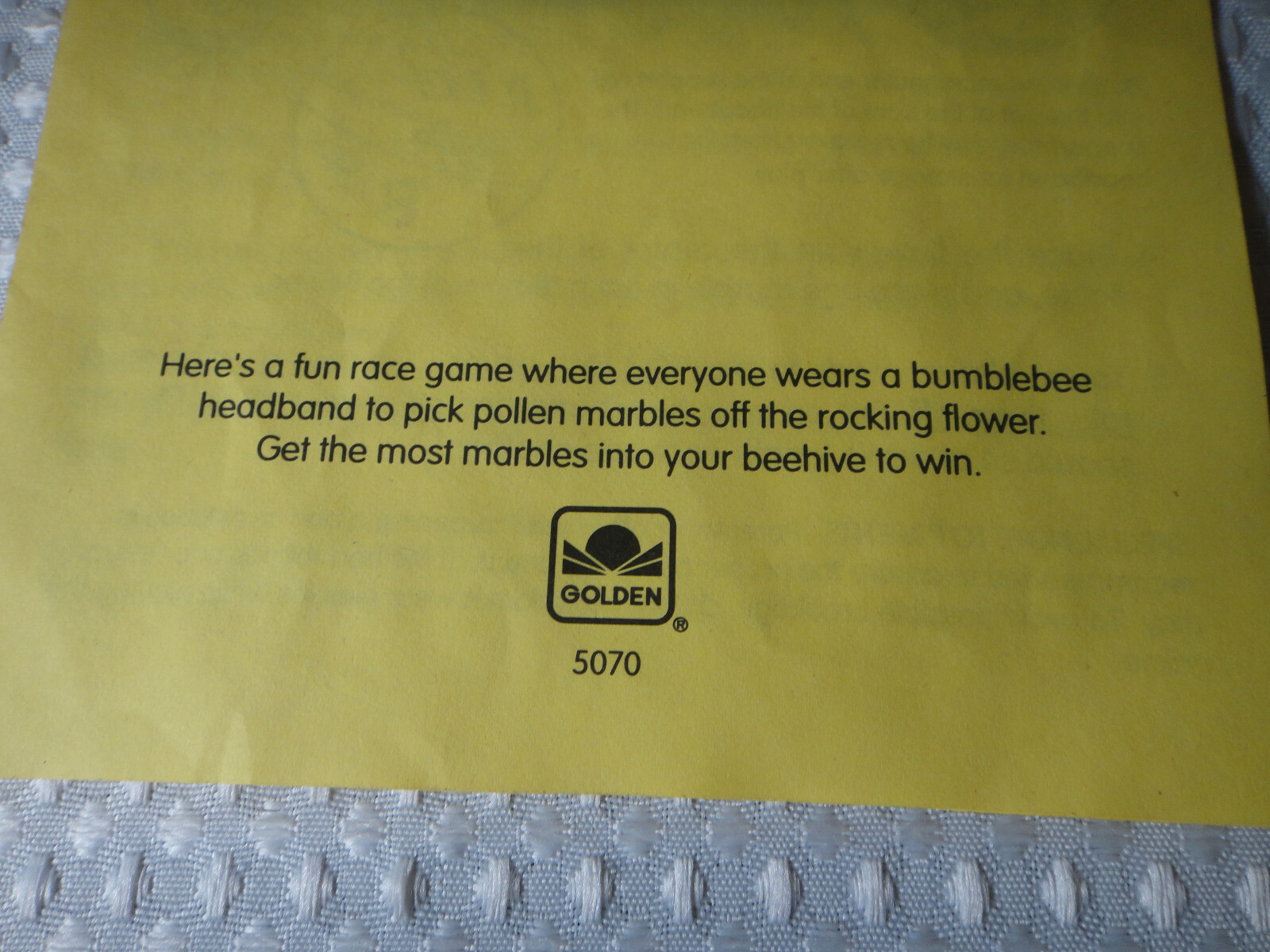 Bizzy Bizzy Bumblebee Board Game Replacement Parts Pieces Instructions ...