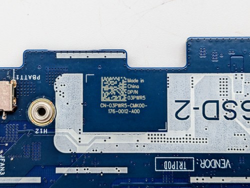 ALIENWARE X17 R1 INTEL I7-11700H GEFORCE RTX 3080 MOTHERBOARD 3PWR5 ...