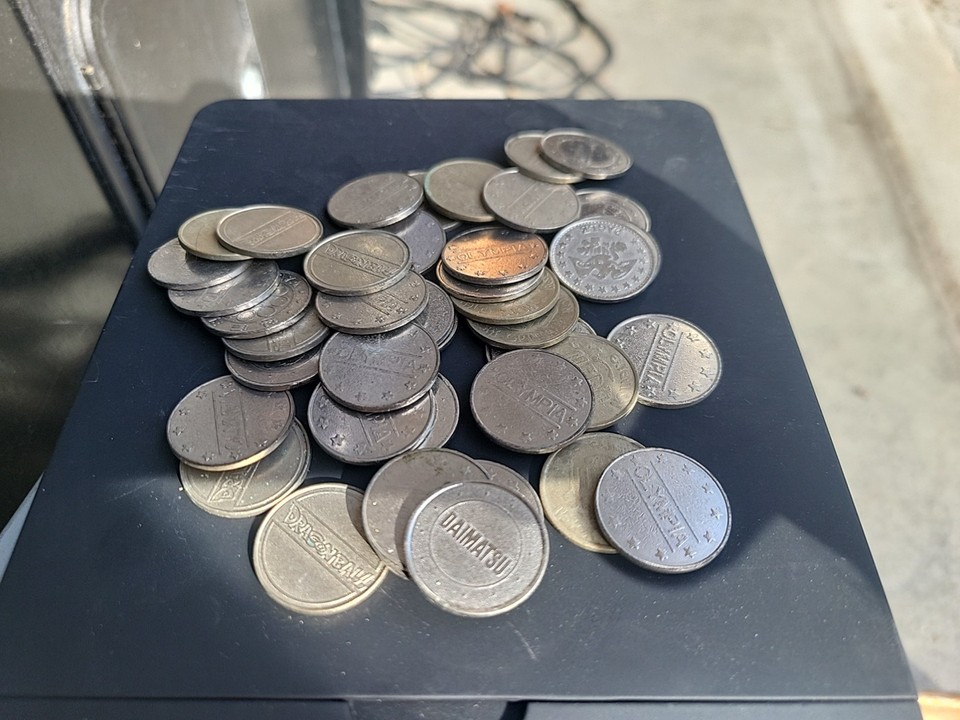 500 SLOT MACHINE TOKENS PACHISLO SKILL .984" 25mm Daito Arcade Daimatsu ...