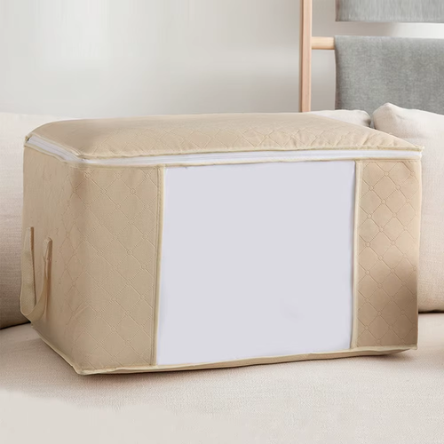 Large Capacity Clothes Storage Bag Foldable Blanket Storage Containers ...