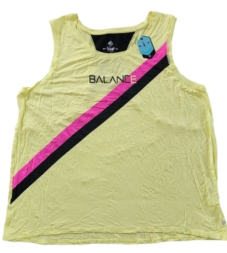 LuLaRoe "Balance" 2X Strong Tank Activewear Workout Top Neon Yellow NEW ...