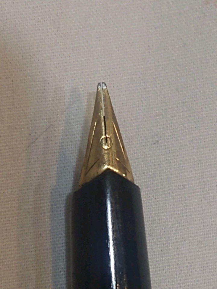 Pelikan 60 Rolled Gold Cap 14k Gold Medium Flexible Point Nib Fountain ...