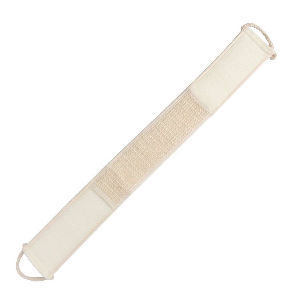 Back Scrubber Bath Shower Strap Loofah Spa Skin Brush Sponge Body ...