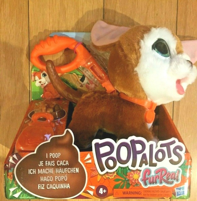 Hasbro FurReal Friends Poopalots Big Wags Puppy Dog Pet Feed Walk Kids ...