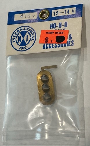 10 Vintage HO Scale PARTS NJ International Brass Position Light Signal ...