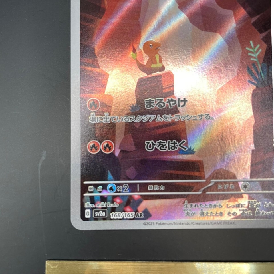 Charizard SAR 201/165 Charmander Charmeleon 168 169 Pokemon Card 151 ...