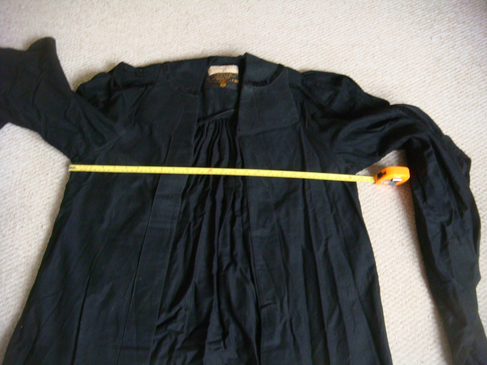 Vintage Ede & Ravenscroft Velvet Trim Graduation/Law Gown/Hood & Mortar ...