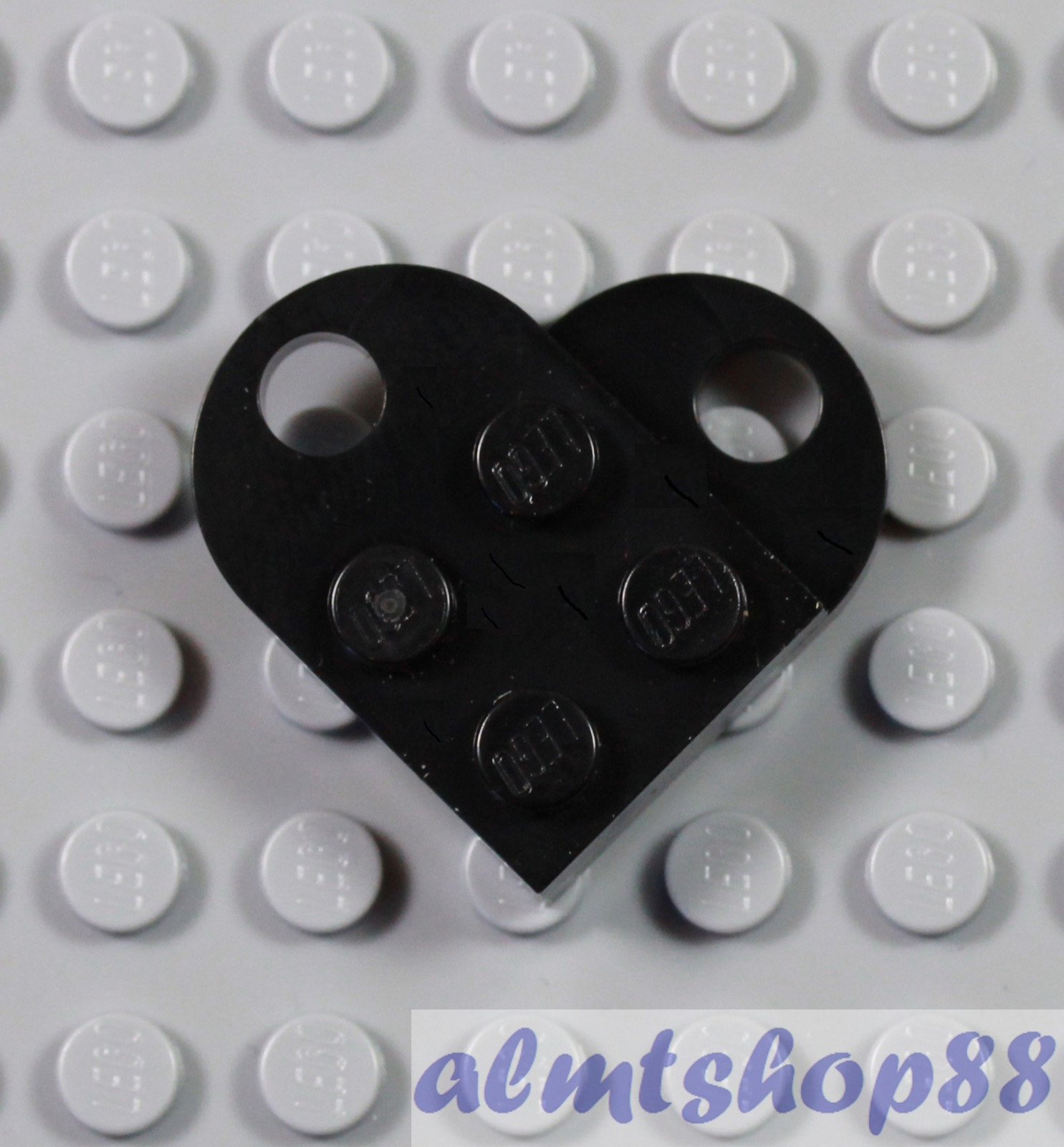 LEGO - Heart Charm - PICK YOUR COLORS 3x2 Plates w/ Hole Love Valentine ...