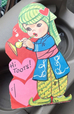 Vintage Valentine Card "Hi Toots!" | eBay