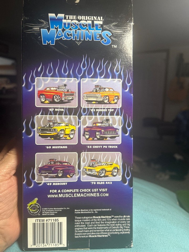 2002 Funline Muscle Machines 1:64 Die Cast Cars 5 Pack Too Hot | eBay