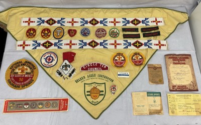Boy Scout Uniform Buttons Native American Mega Patch Bundle 1960s Era ...