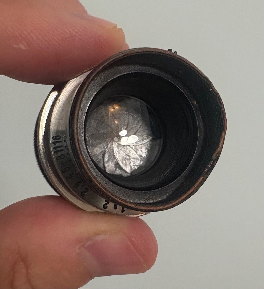 Hugo Meyer 25mm f1.5 Kino Plasmat C Mount 16mm Movie Lens Bolex Filmo ...