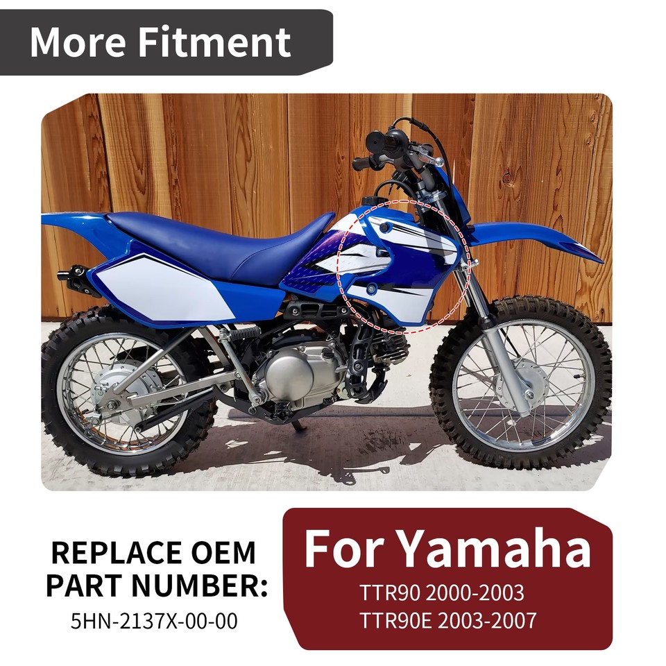 2000 - 2007 FOR YAMAHA TTR90 TT-R90 TTR 90 TTR-90E RIGHT TANK SHROUD ...