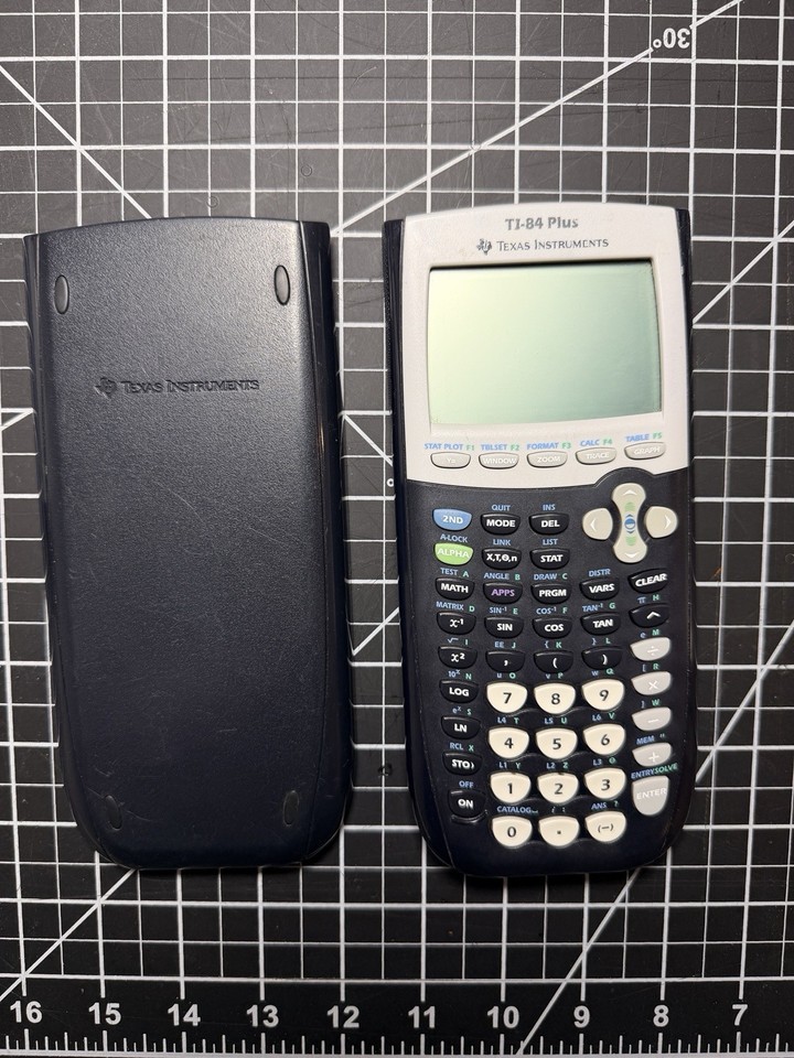 Texas Instruments TI-84 Plus Digital Graphing Calculator w/Cover-Tested ...